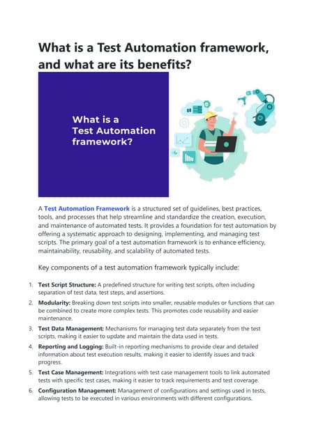 Selenium Framework For Testing Web Application Mindtree Pdf
