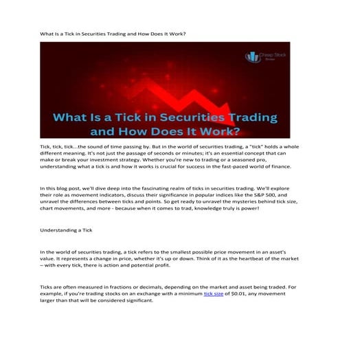 What Is a Tick in Securities Trading and How Does It Work.pdf