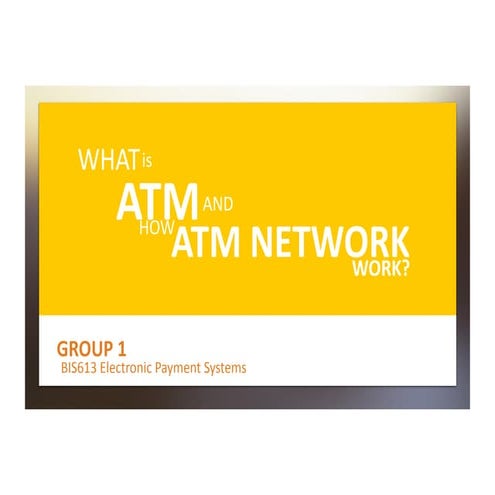 How ATM work? | PDF