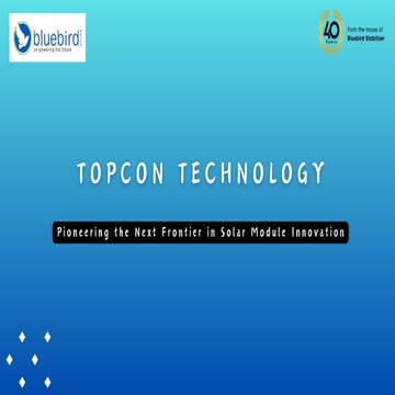 How do TOPCon Solar Cells/Solar Panel Work? | PDF