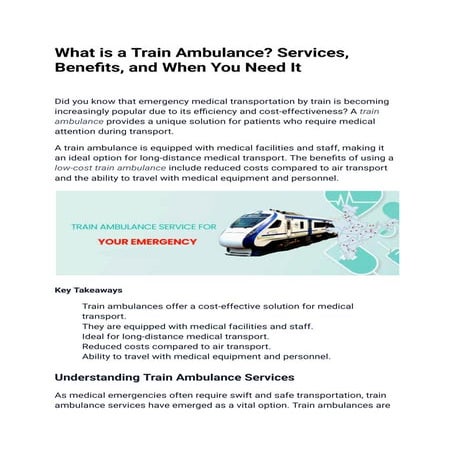 What is a Train Ambulance_ Services, Benefits, and When You Need It.pdf