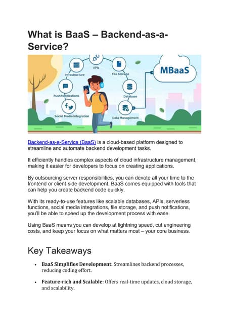 Advantages and disadvantages of BaaS.pdf