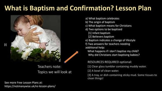 Baptism ritual structure and symbols | PPTX