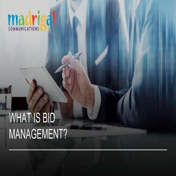 Bid and Tender Management | PPTX