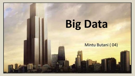 Introduction to Big Data | PPTX