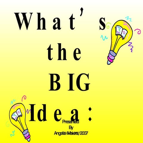 Central Idea vs Theme | PPT