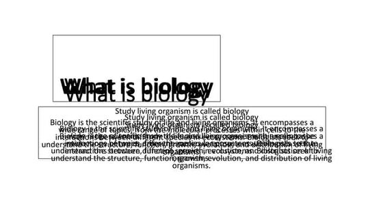 Ecological genetics and Molecular ecology.pptx | Biological Sciences | Science
