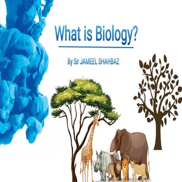 what is biology and its branches for Learners.pdf