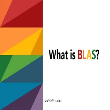 What is BLAS.pptx