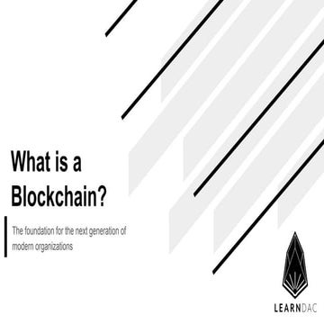 What is blockchain? | PPT