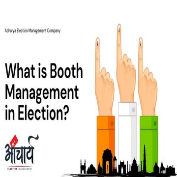 What Is Booth Management In Election? | PDF