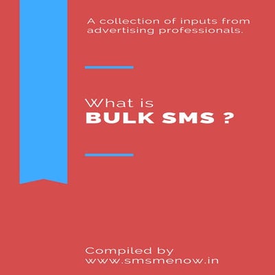 What is Bulk SMS and How it Works ? | PDF