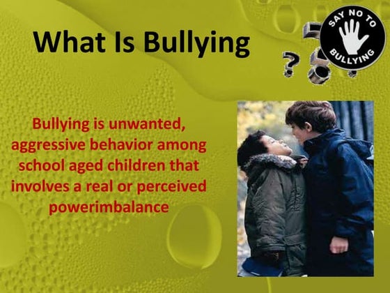 Anti-bullying Presentation #1 | PPT