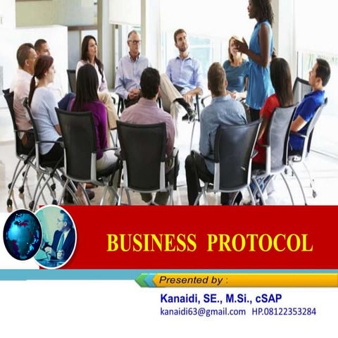 What is BUSINESS PROTOCOL & BUSINESS ETIQUETTE? | PPTX