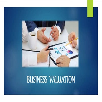 What is Business Valuation? | PPT