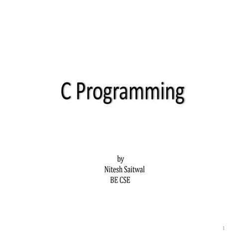 The Three Basic Selection Structures In C Programming Concepts Ppt