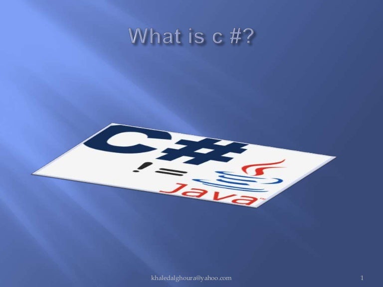 What is c