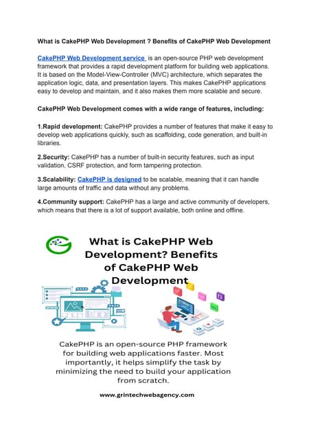 What Is Cakephp Web Development Pdf