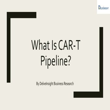 CAR-T Cell Therapy slide share | PPTX