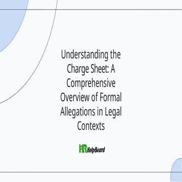 Charge Sheet Format, Charge Sheet Sample | PPTX