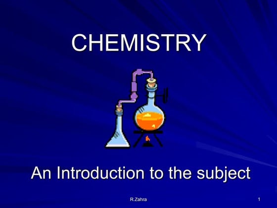 Introduction to chemistry | PPTX