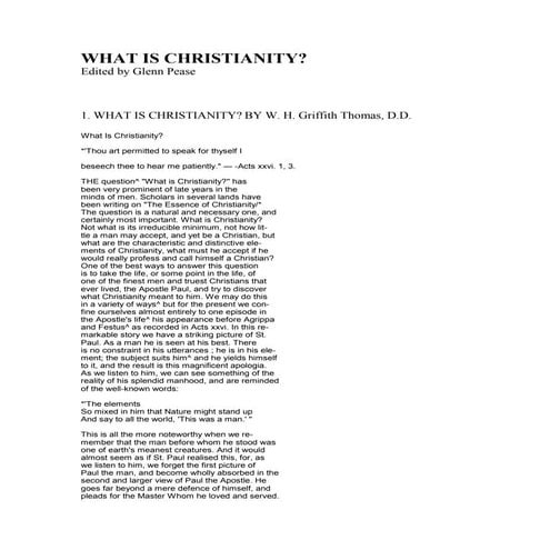 What is christianity | PDF