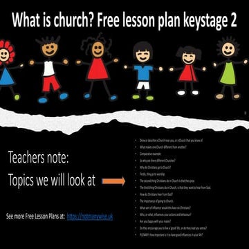 What is Church free lesson plan keystage 2 (updated) | PPTX