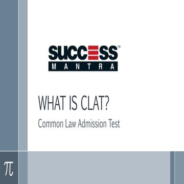What is CLAT? | PPTX