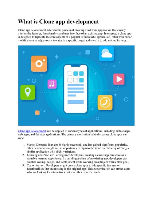 Tips for Building a Successful Clone App | PPT