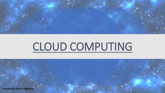 Cloud Computing 101 | PPTX | Cloud Computing | Internet
