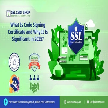 What Is Code Signing Certificate and Why It Is Significant in 2025 | PPTX