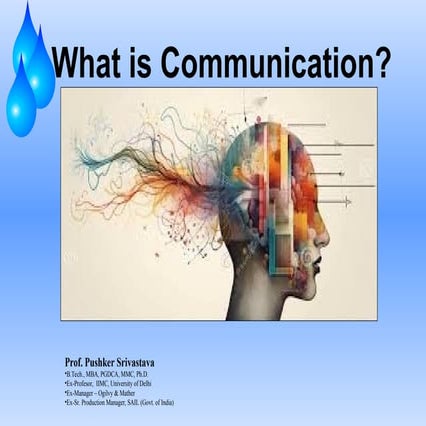 What is communication 1.ppt a way of life | PPT