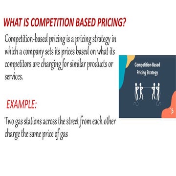 WHAT IS COMPETITION BASED PRICING.pdf. Online | PPT
