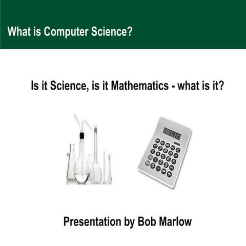 What Is Computer Science | PDF