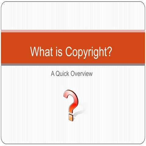 What is copyright | PPTX