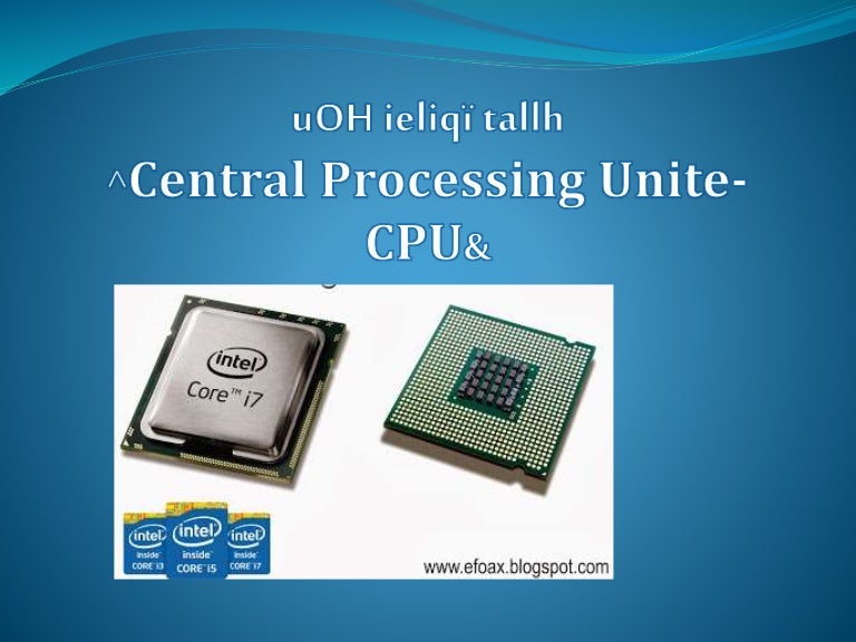 What is cpu