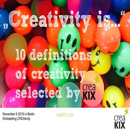 What is creativity? | PDF