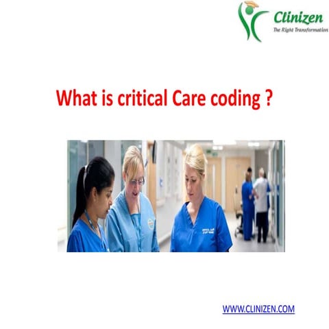 What is critical care coding | PPTX
