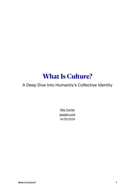 Cultural Exchange: What is Cultural Exchange and Why Exchanging Cultures Matters | PDF | Education