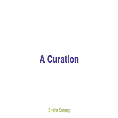 What is curation | PDF