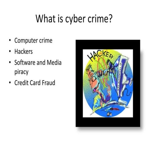 What is cyber crime ppoint | PPTX