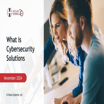 What is Cybersecurity Solutions | Atlas systems | PPTX