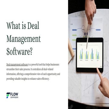 What is Deal Management Software? Flowcommission | PPT