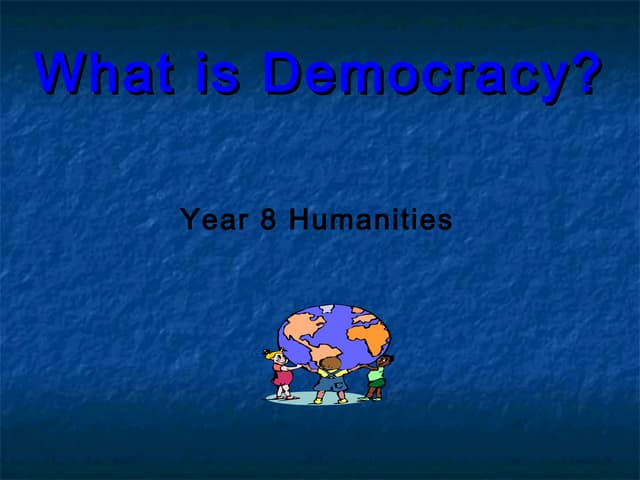 Features of democracy | PPTX