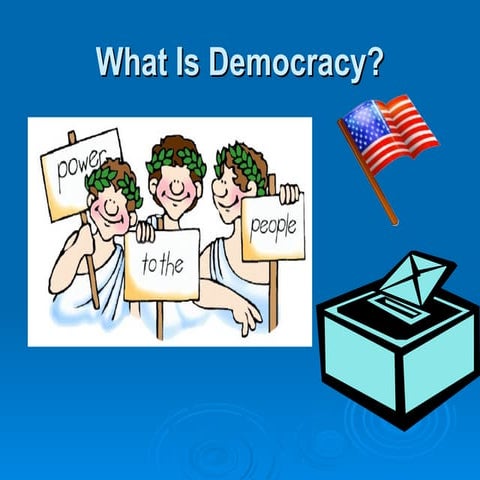 What is democracy? | PPT