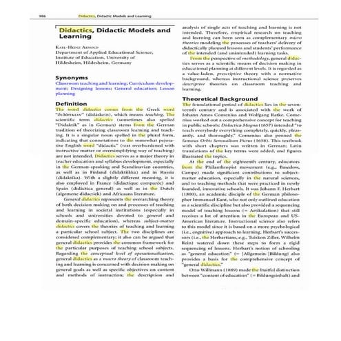 What is didactics? | PDF