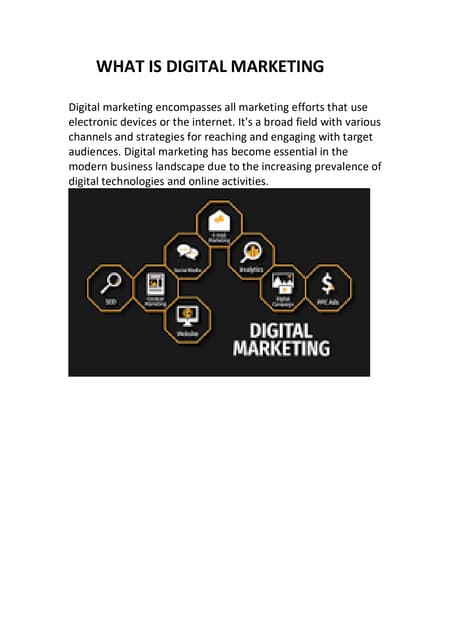 About Digital Marketing & Step By Step Guide | PDF