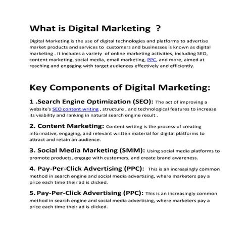 What is Digital Marketing ? Its benefits , advantages and disadvantages ...