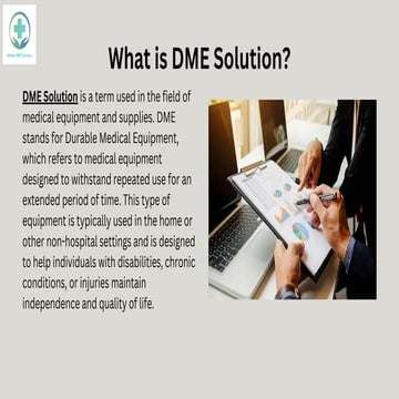 What is DME Solution.pdf | Medical Health