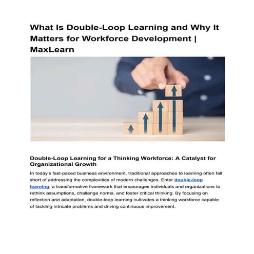 What Is Double-Loop Learning and Why It Matters for Workforce Development _ MaxLearn.pdf